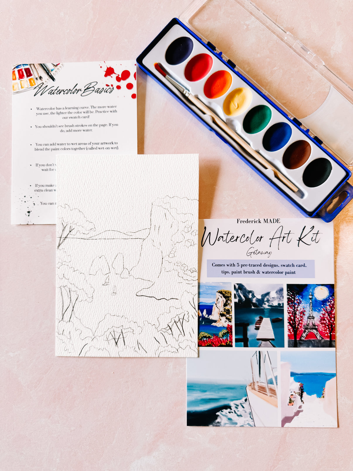 Getaway MINI Watercolor Kit – FrederickMade