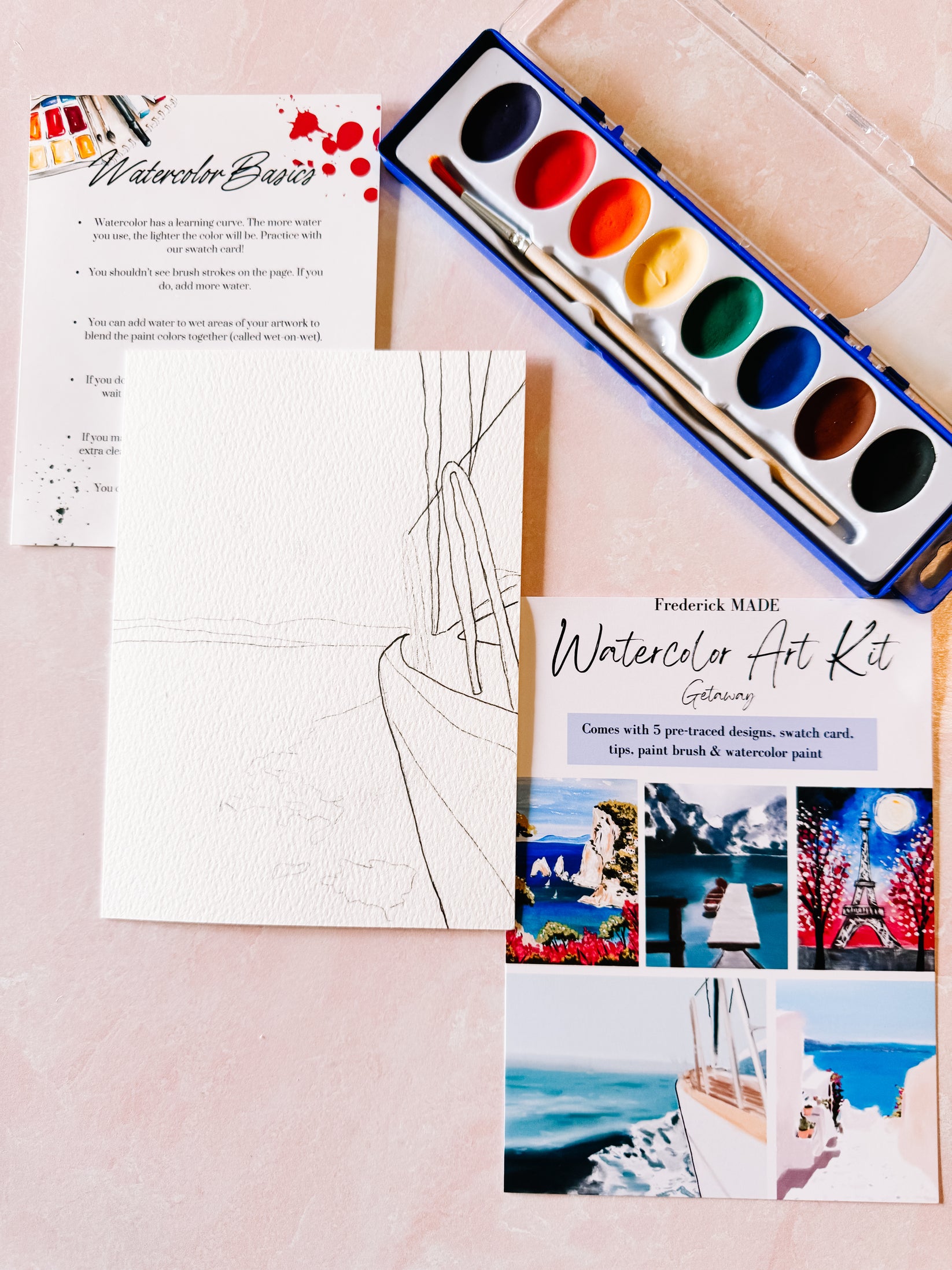 Getaway MINI Watercolor Kit – FrederickMade