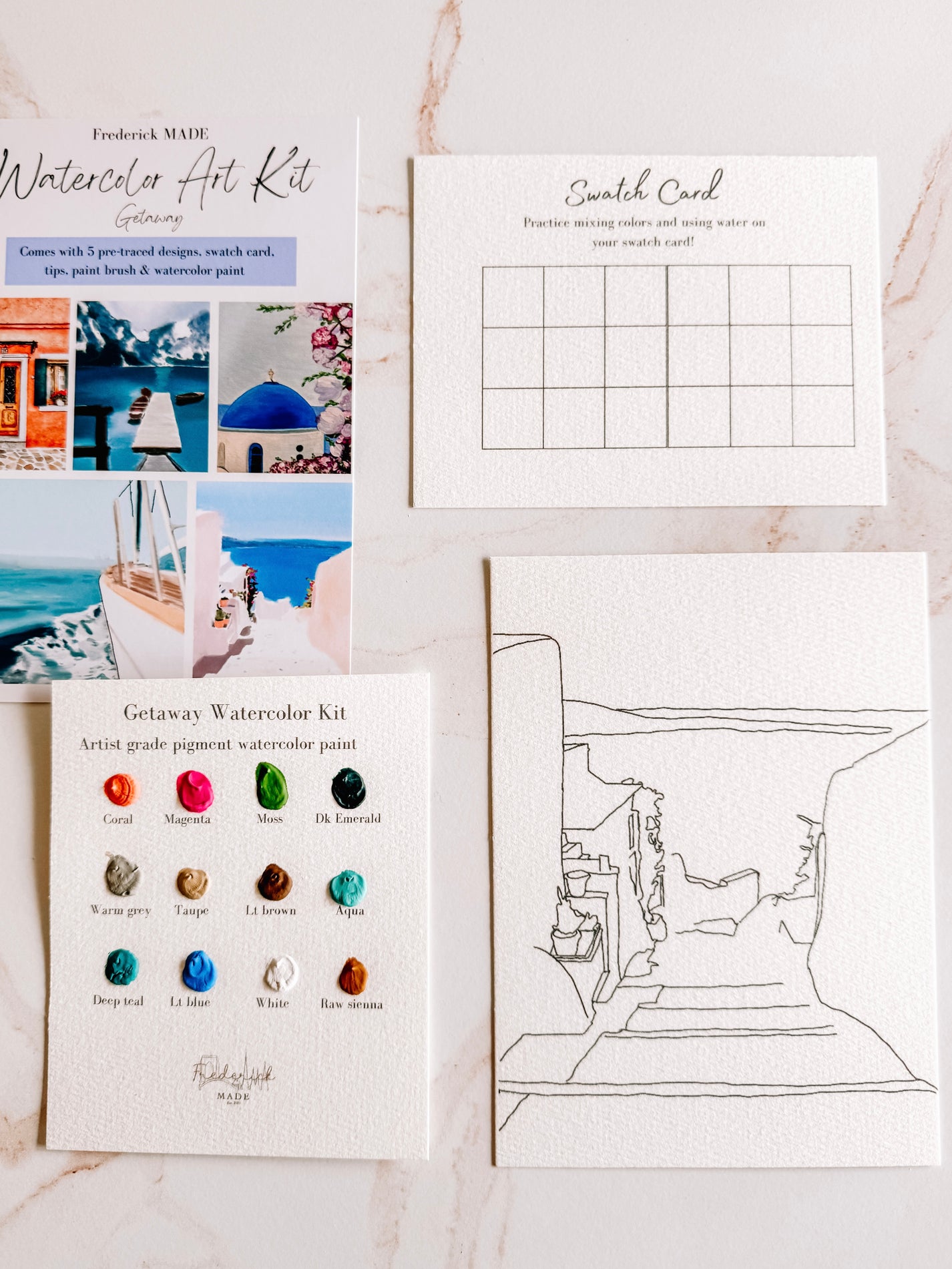 Getaway MINI Watercolor Kit – FrederickMade