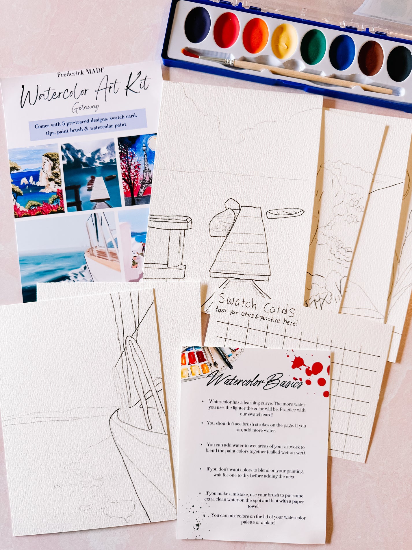 Getaway MINI Watercolor Kit – FrederickMade