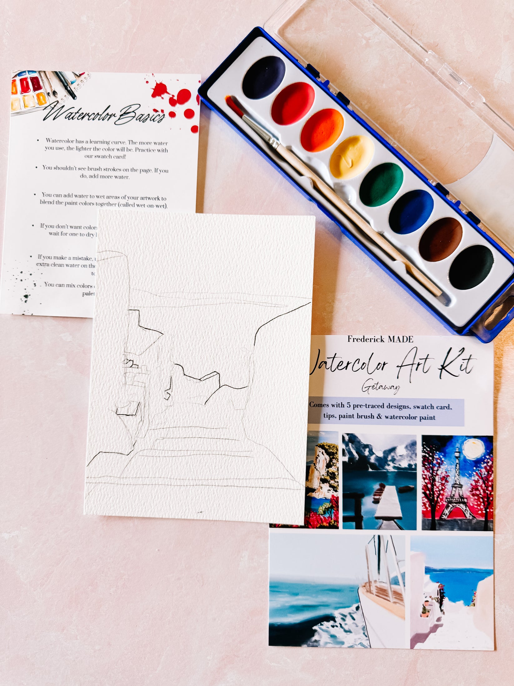 Getaway MINI Watercolor Kit – FrederickMade