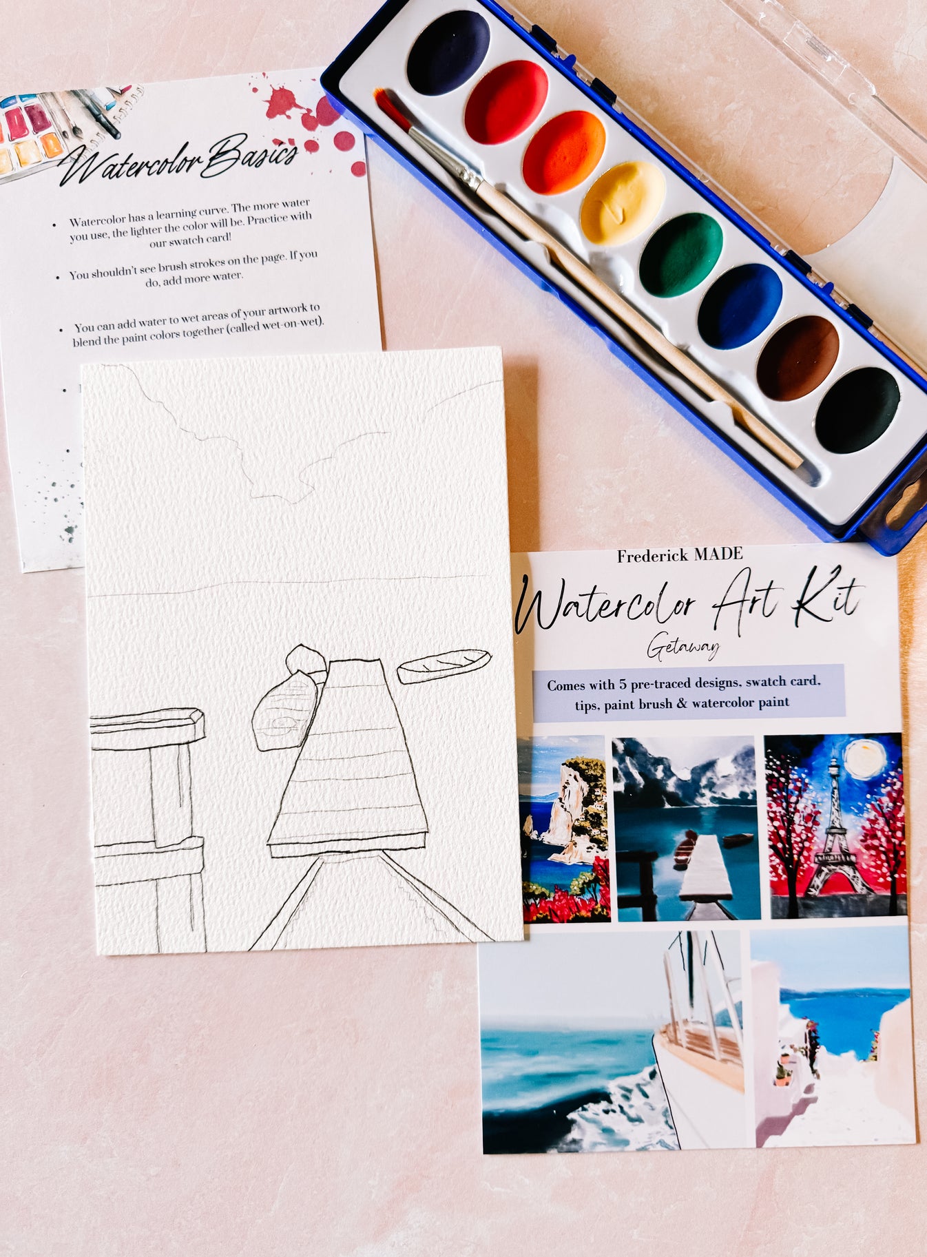 Getaway MINI Watercolor Kit – FrederickMade