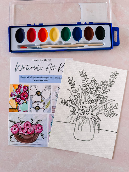 Floral MINI Watercolor Kit – FrederickMade