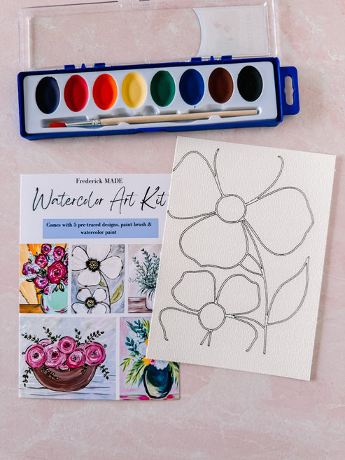 Floral MINI Watercolor Kit – FrederickMade