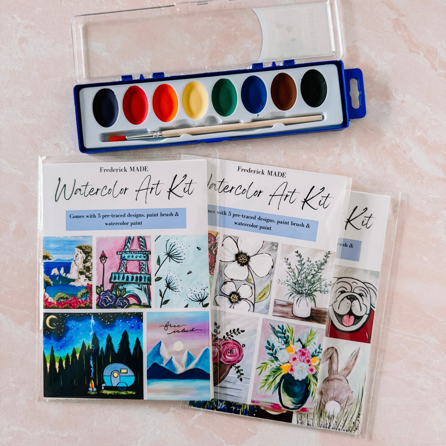 Floral MINI Watercolor Kit – FrederickMade