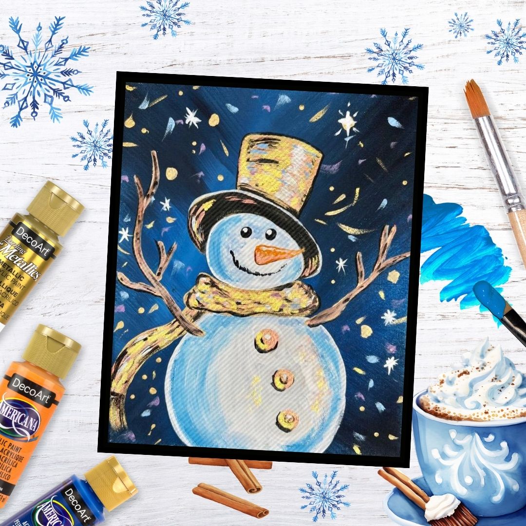 Vintage Snowman Acrylic Paint Kit – FrederickMade